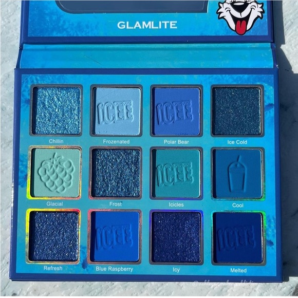 Glamlite | Makeup | Glamlite Icee Blue Raspberry Eyeshadow Palette Bnib ...